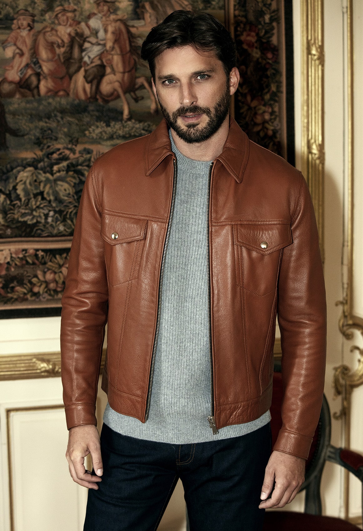 Blouson en cuir Trucker N2 – Sur-mesure & Confection artisanale à Paris ...